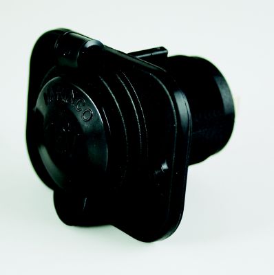 12 Volt Outlet Receptacle - Mounting Plate | Del City