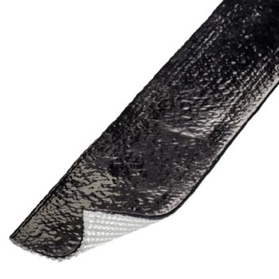 Techflex 3-1/2" Fire Flex Flat Hose Wrap - Black, 25 Feet | Del City