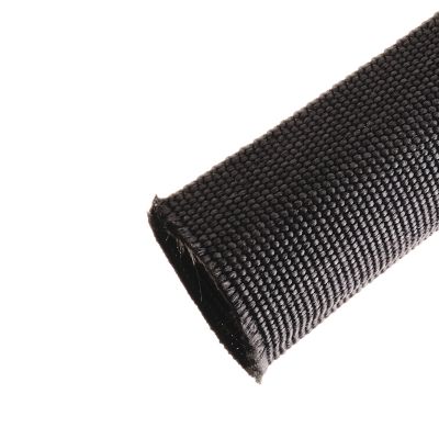 Techflex DFN1.25BK, Dura Flex, Heavy Duty Woven Nylon Sleeving, 1.25" (50 MIN) | 1542 | Del City