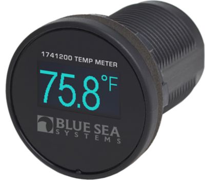 Blue Sea Systems Mini OLED Temperature Meter - Blue | Del City