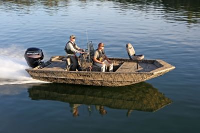 Lund® Predator 1870 - 18 Foot Aluminum Camo Mod V Jon Boat Brand