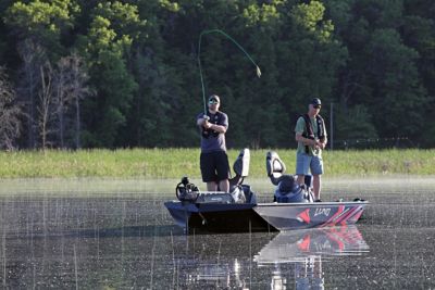 Lund® Renegade 1975 - 19 Foot Mod V Bass and Crappie Fishing Boat