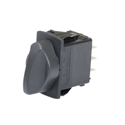 Carling Technologies RV28D2S000B-KZC, Rotary Switch, DPDT, (ON)-OFF-(ON ...