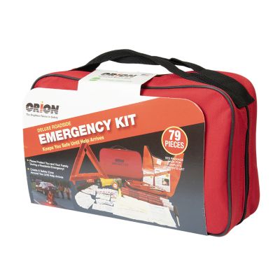 ORION® 8901, Deluxe Roadside Flare and Emergency Kit, 79 pcs (1 MIN ...