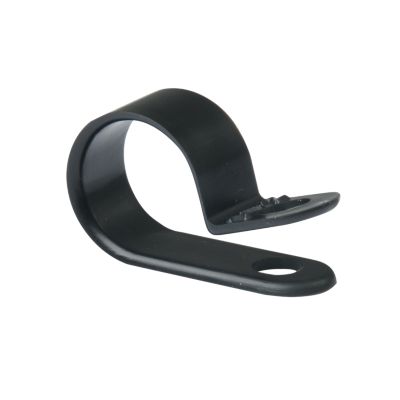 Black Cable Clamps, 1/2" Width, 3/16" Diameter (100 MIN) | 25032DL ...