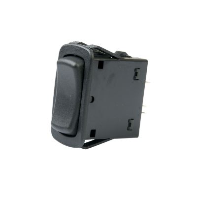 Non-Illuminated Full Size Rocker Switches - DPDT, Red Actuator | Del City