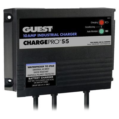 Charge Pro Battery Chargers - 10 Amp, 2 Banks | Del City