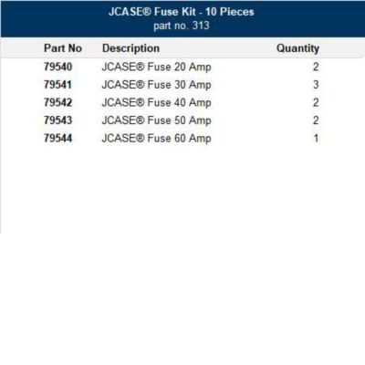 JCASE® Fuse Kit - 10 Pieces | Del City