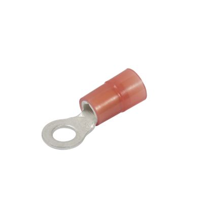 Clear Nylon-Insulated Ring Terminals - 8 Gauge | Del City