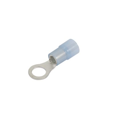 Clear Nylon-Insulated Ring Terminals - 6 Gauge | Del City