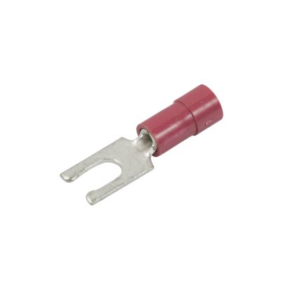 Vinyl Locking Spade Terminal, 6 stud, Red, 22-18 Ga (100 MIN) | 481065 ...