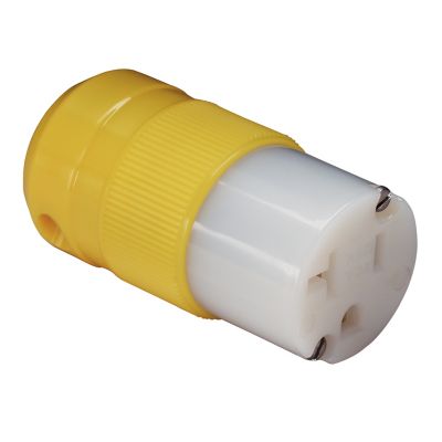 Female Connector, Yellow, 20 Amp 125V | 5369CR | Del City