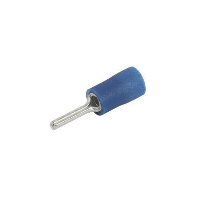 Vinyl Pin Terminal, Funnel Entry, Blue, 16-14 Ga (100 MIN) | 544205 ...