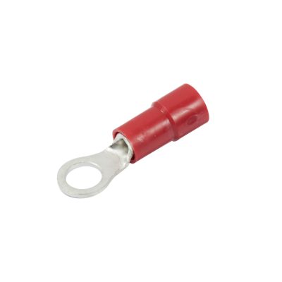 Vinyl Ring Terminal, Funnel Entry, 8 Stud, Red, 22-18 Ga (100 MIN ...