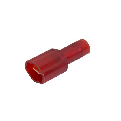 3M Nylon, Brass Sleeve, Fully-Insulated Push-On Terminals - 22-18 Gauge ...
