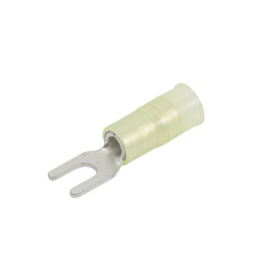 Nylon-Insulated, Brass Crimp Sleeve, Narrow Block Spade Terminals | Del ...