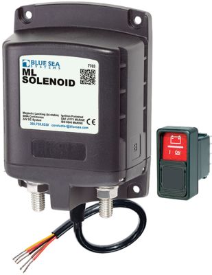 Blue Sea Systems ML-Series Solenoid, 500 Amp - 24V | Del City