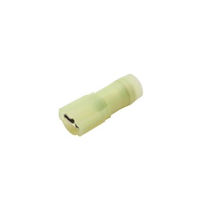 3M Nylon, Brass Sleeve, Fully-Insulated Push-On Terminals - 12-10 Gauge ...