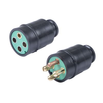 4-Way Trailer Connector - Male & Female Plugs | Del City