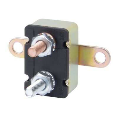 Auto Reset Stud Mount Circuit Breaker with Mounting Bracket, Metal, 10 ...