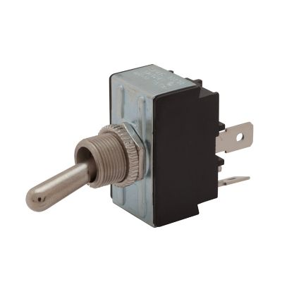 DPST (On)-Off Toggle Switch, Flat Terminal - Assembled (1 MIN) | 7300015 | Del City