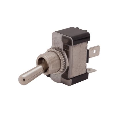 SPST (On)-Off Toggle Switch, Flat Terminal - Assembled (1 MIN ...