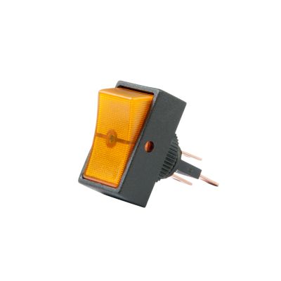 Illuminated Full Face Rectangular, Round Hole Rocker Switches - SPST ...