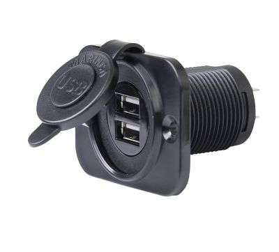 Marinco® Sealink Dual USB Type A Charger without LED | Del City