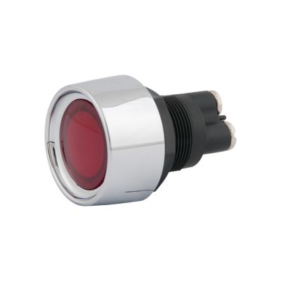 (ON)-OFF LED Illuminated Red Push Button Switch, (1 MIN) | 73621 | Del City