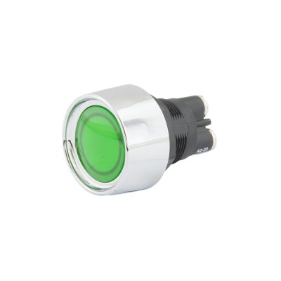 (ON)-OFF LED Illuminated Green Push Button Switch, (1 MIN) | 73622 ...