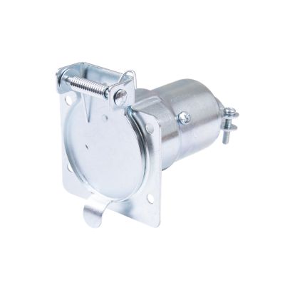 7-Way RV Blade Style Metal Trailer Connector - Socket | Del City