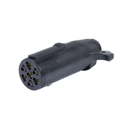7-Way Round Pin Nylon Trailer Connector - Weather-Beater Plugs | Del City