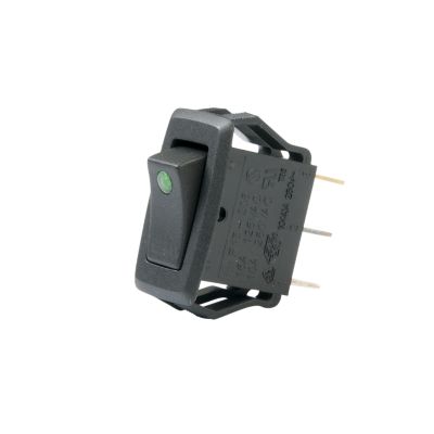 LED Illuminated Appliance Rocker Switches - SPST, DC Rated | Del City