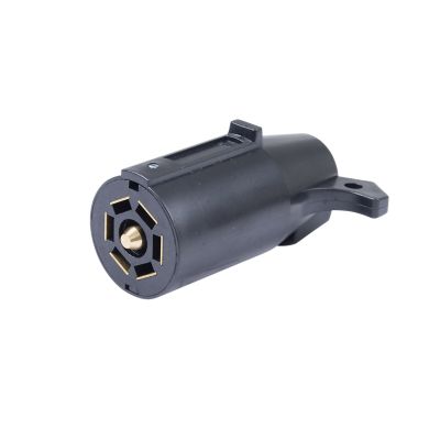7-Way RV Blade Style Nylon Trailer Connector - Traditional Plug | Del City