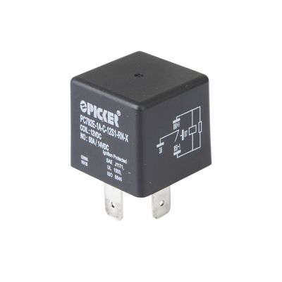 Picker PC792E-1A-C-12S1-RN-X, NO Change Over Relay, Flux Tight, w/ Resistor, 50A, 12VDC (1 MIN ...