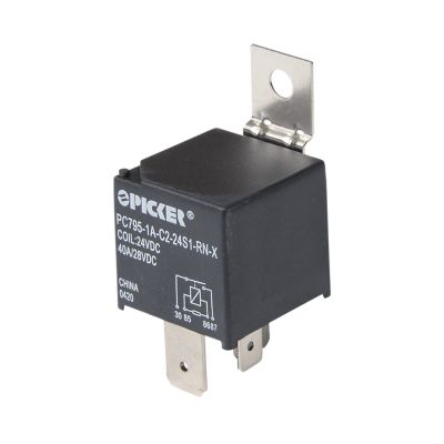 Picker PC795-1A-C2-24S1-RN-X, NO Relay, 0.375" Load Terminals, Flux ...