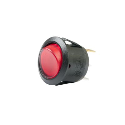 Illuminated Round Rocker Switches - SPST, AC Rated | Del City