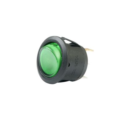 Illuminated Round Rocker Switches - SPST, DC Rated | Del City