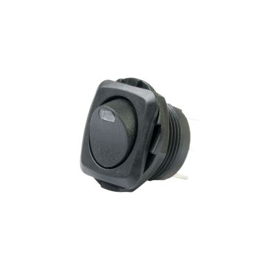 Illuminated Square, Round Hole Rocker Switches - SPST, AC Rated | Del City