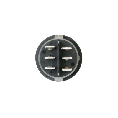 Non-Illuminated Round Rocker Switches with Legends - DPDT | Del City