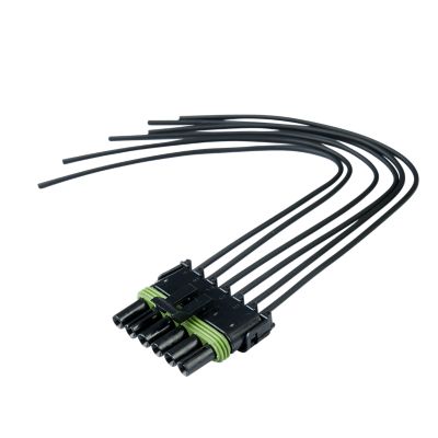 Weather Pack Assembled Pigtails - 6-Way | Del City