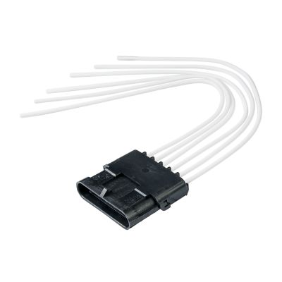Aptiv (Delphi), Weather-Pack 6-Way Assembled Pigtail, Shroud (Male), 14 ...