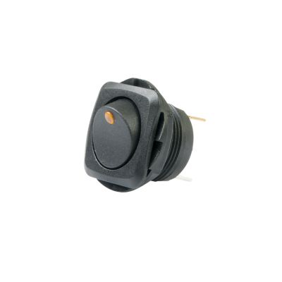LED Illuminated Square, Round Hole Rocker Switches - SPST, DC Rated ...
