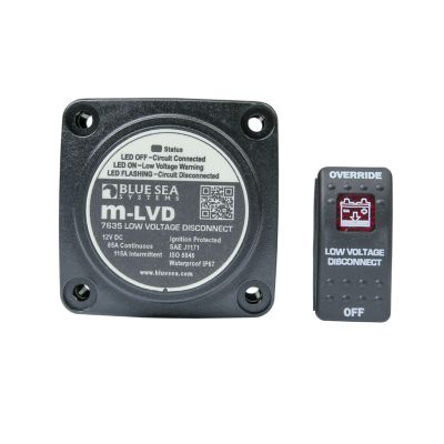 Blue Sea Systems m-LVD Low Voltage Disconnect | Del City