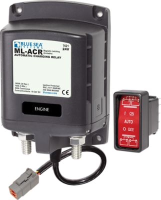 Blue Sea Systems 7621100-BSS, ML-ACR Automatic Charging Relay, Bi ...