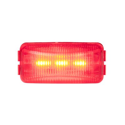 Mini Rectangular LED Marker Light - Red | Del City