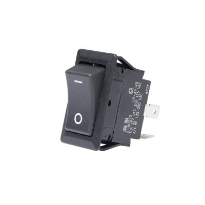 Non-Illuminated Full Size Rocker Switch with Legend - DPST | Del City