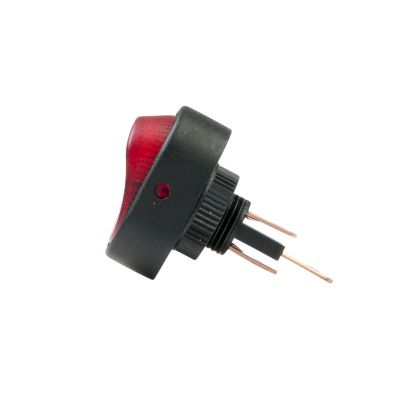 Full Face Illuminated Rocker Switch - SPST, DC Rated | Del City