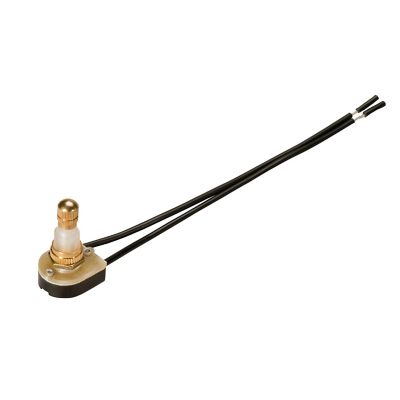 Brass Canopy Rotary Switch - SPST | Del City