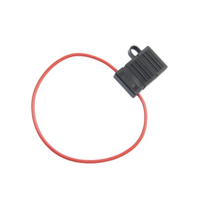 ATO/ATC® Inline Water Tight Fuse Holders - 10-16 Gauge, Black with Red ...